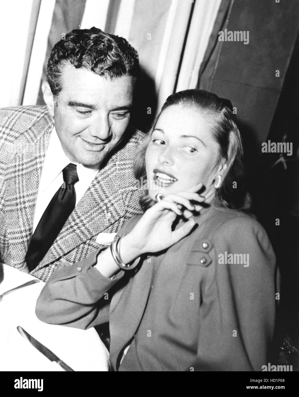 Eleanor Parker, right, with her second husband, producer Bert E ...