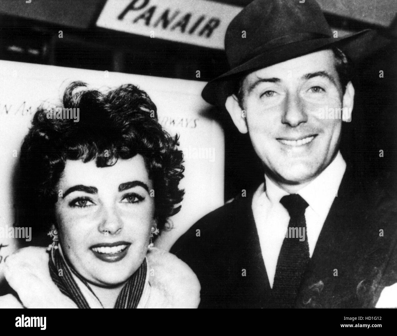 Elizabeth Taylor, Michael Wilding, 1952 Stock Photo - Alamy