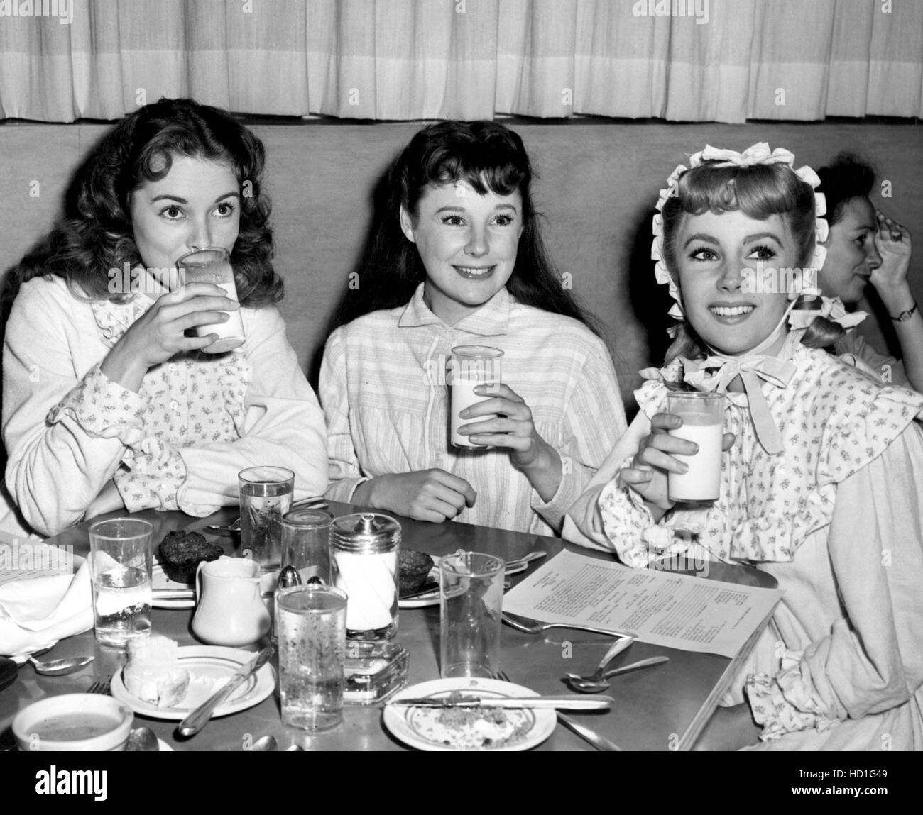 Janet Leigh, June Allyson, Elizabeth Taylor in their LITTLE WOMEN ...