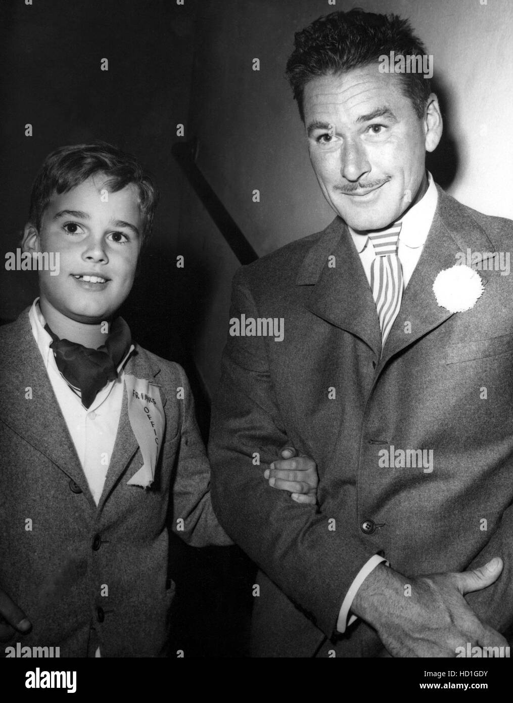 SEAN FLYNN with his dad ERROL FLYNN Stock Photo - Alamy