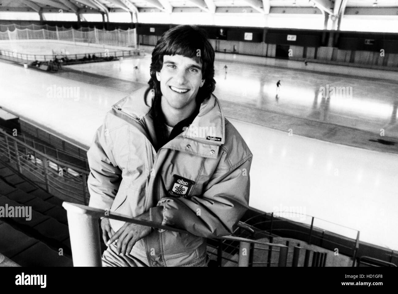 Eric Heiden, in a publicity shot for the XV OLYMPIC WINTER GAMES, 1988 ...