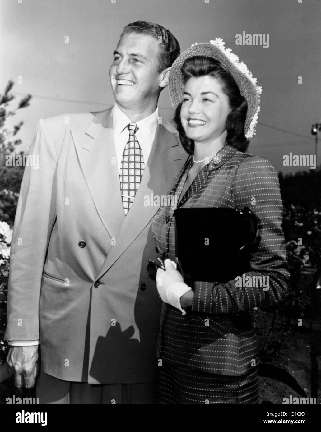 Esther Williams, right, and her second husband, actor Ben Gage, at the ...
