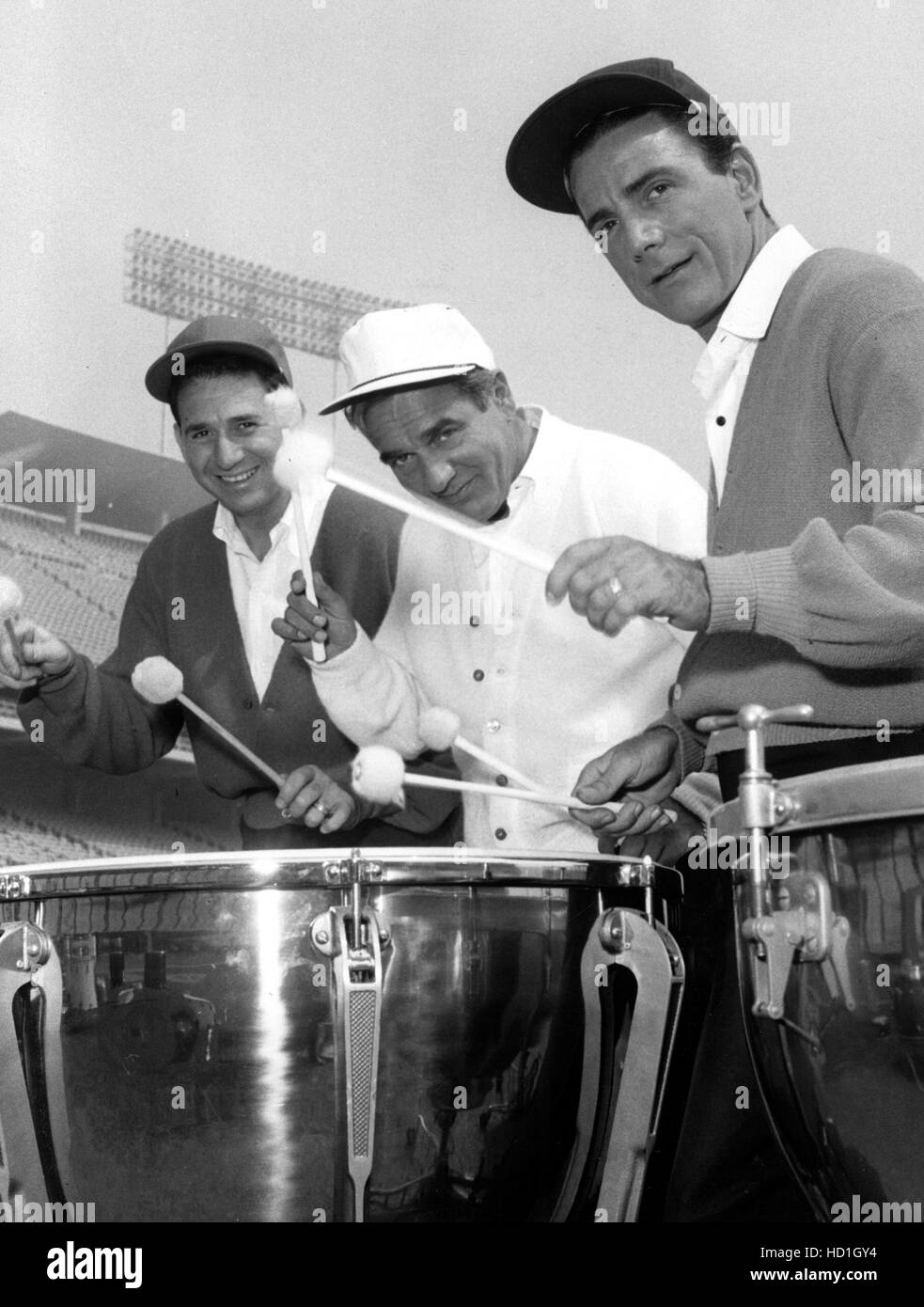 GENE KRUPA, with Shelley Manne, and Louis Bellson Stock Photo - Alamy