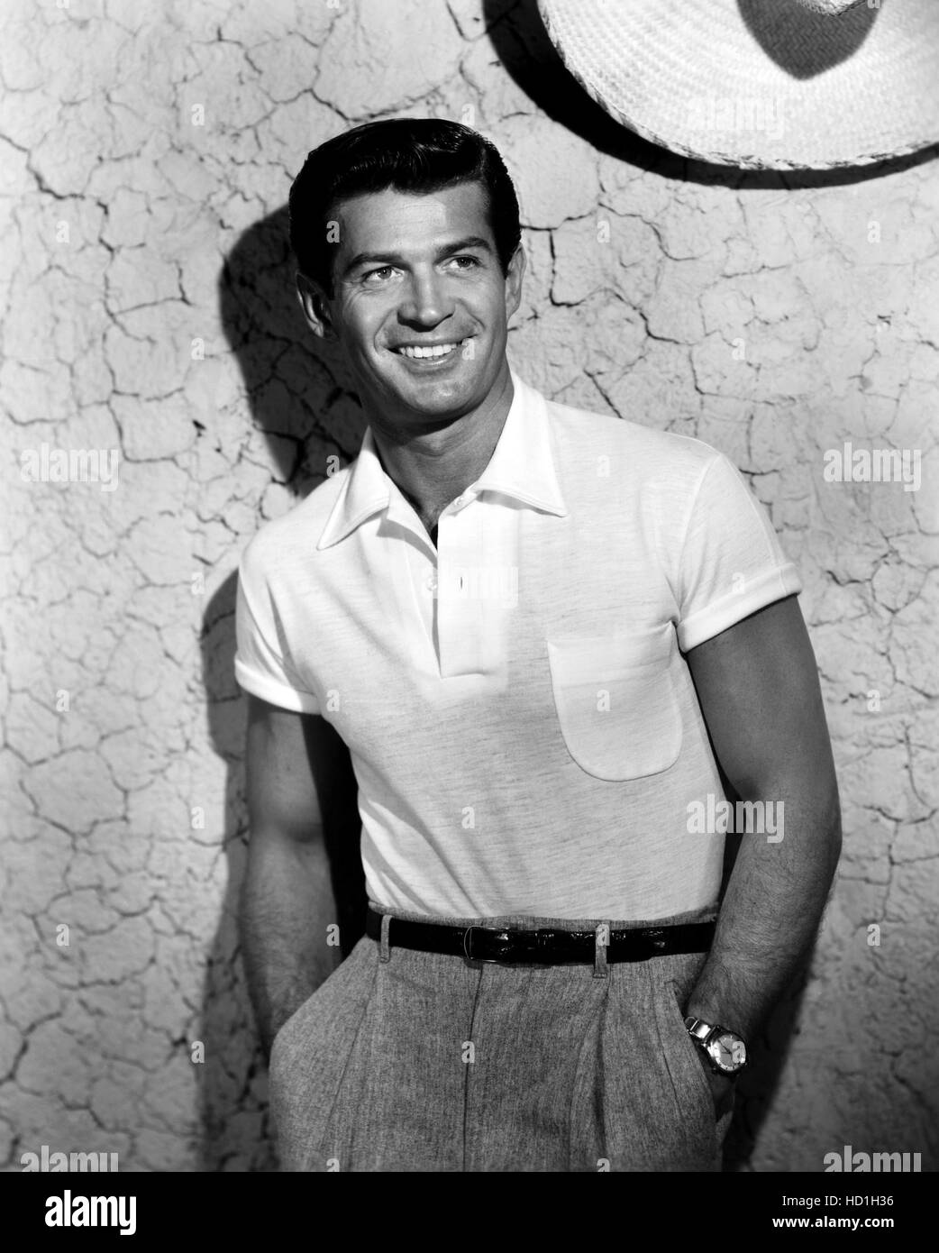 George Nader, Universal Pictures portrait, ca. 1954 Stock Photo - Alamy