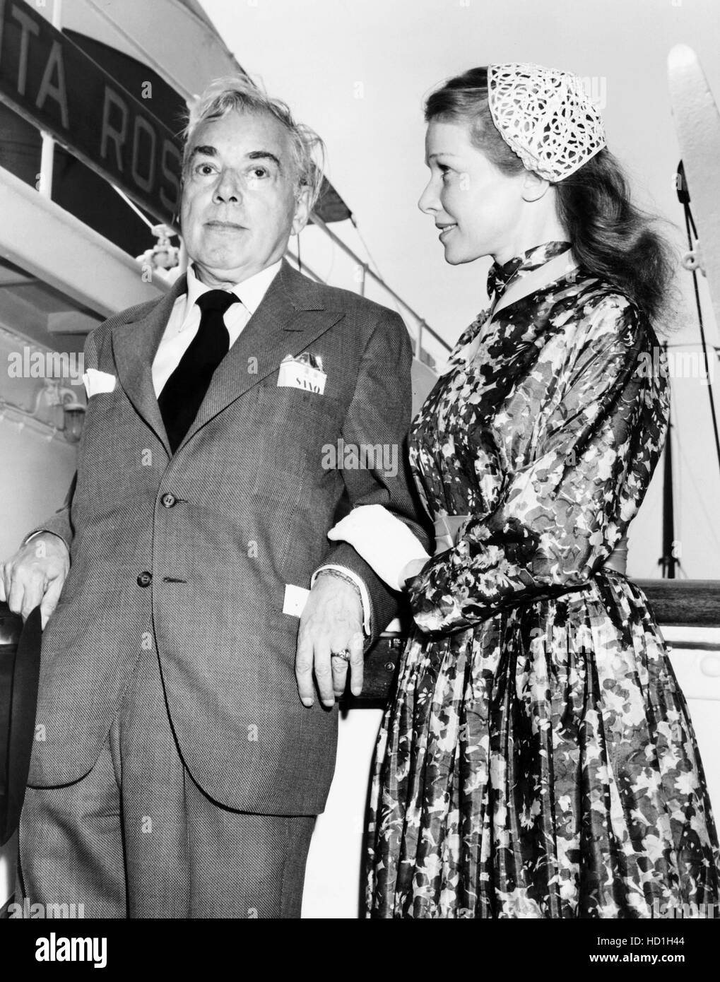 Drama critic George Jean Nathan, left, and his fiancee, actress Julie ...