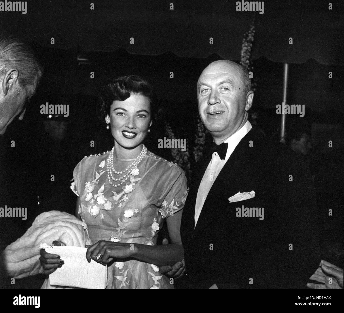 Gene Tierney and director Otto Preminger, 1949 Stock Photo - Alamy