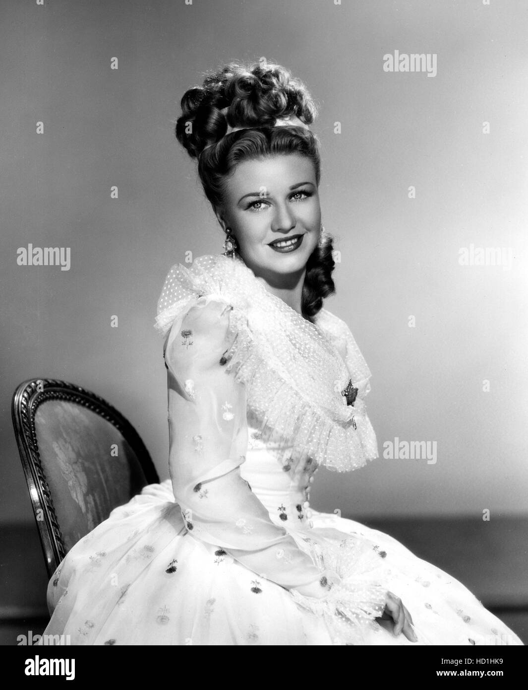 Ginger Rogers, portrait for "Magnificent Doll", c. 1946 Stock Photo - Alamy