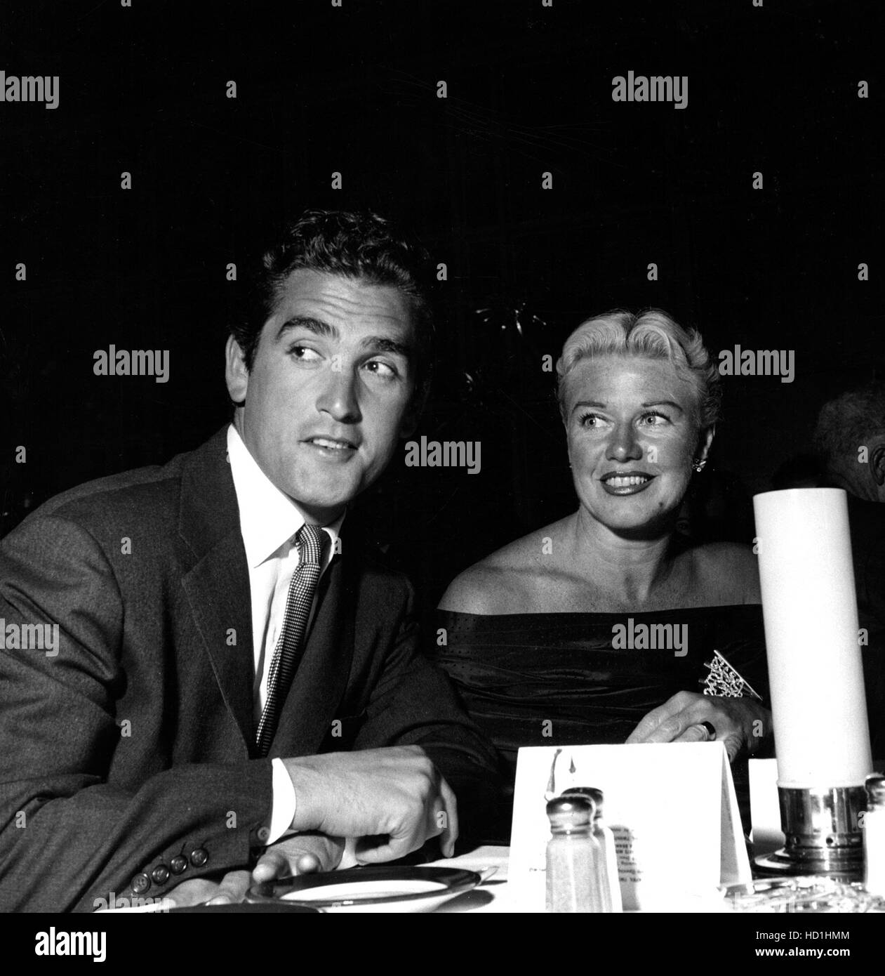 GINGER ROGERS, with her husband Jacques Bergerac, c. 1955 Stock Photo ...