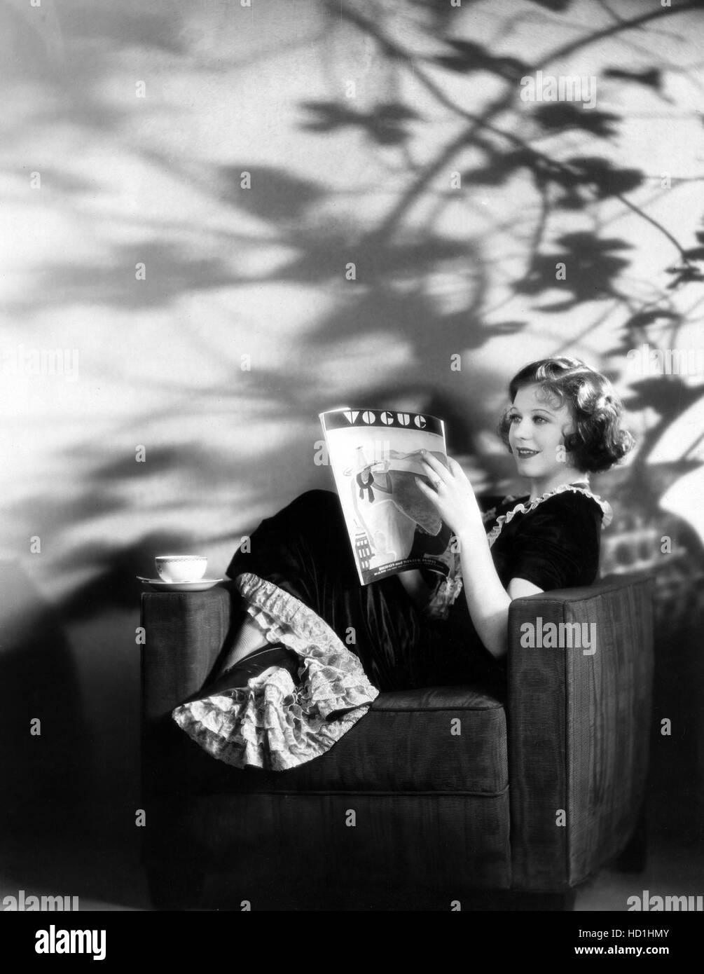 Ginger Rogers reads Vogue Magazine in promo shot for HONOR AMONG LOVERS ...