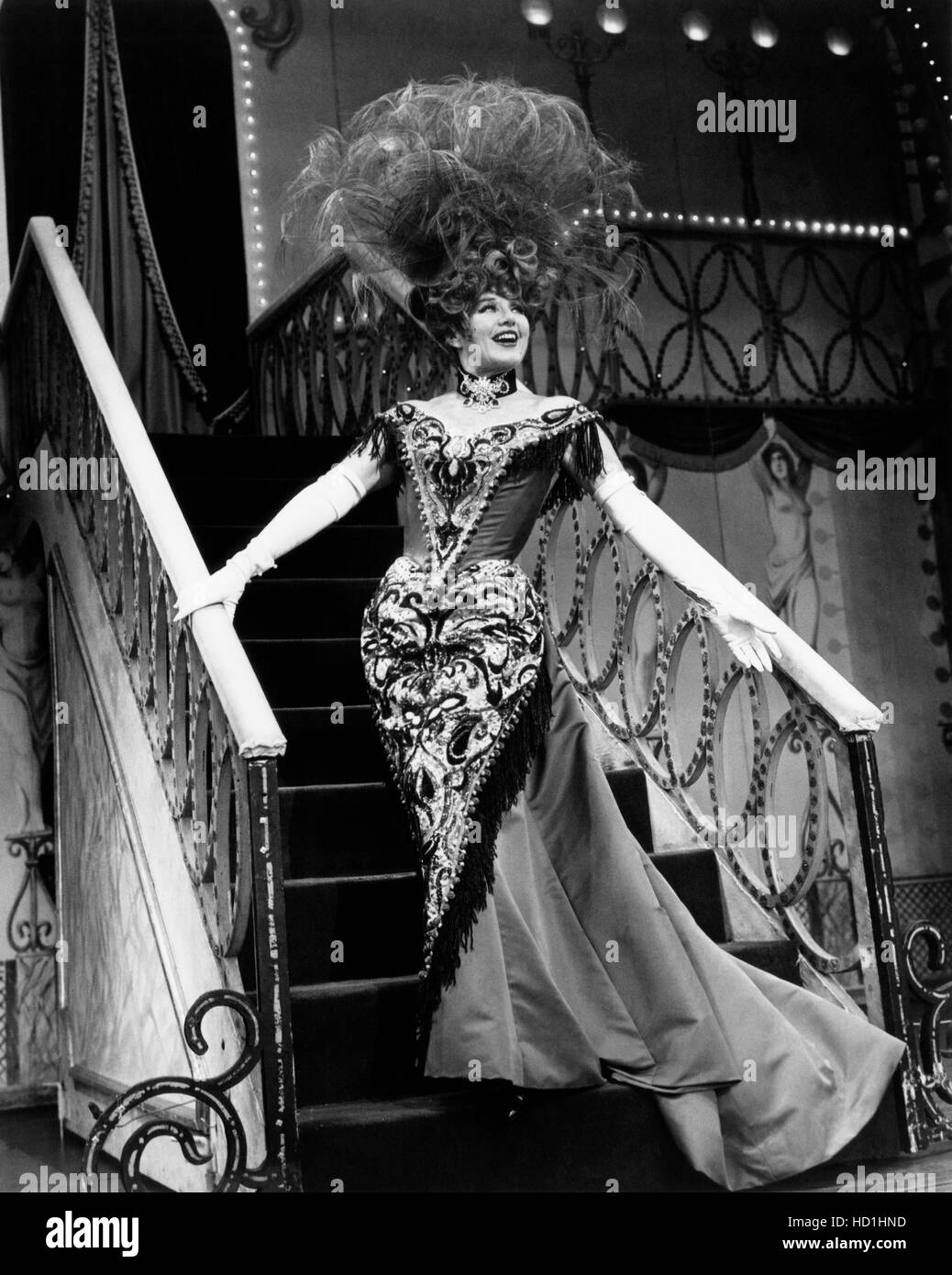 Ginger Rogers (1911-1995), American actress, in the musical HELLO DOLLY ...