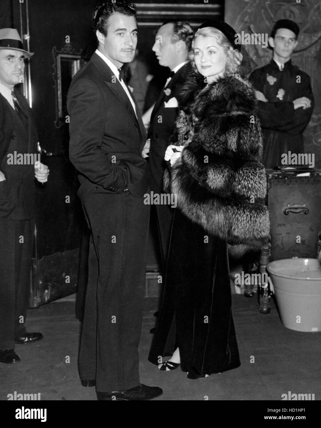 From left: Gilbert Roland, Constance Bennett (the future Mrs. Roland ...