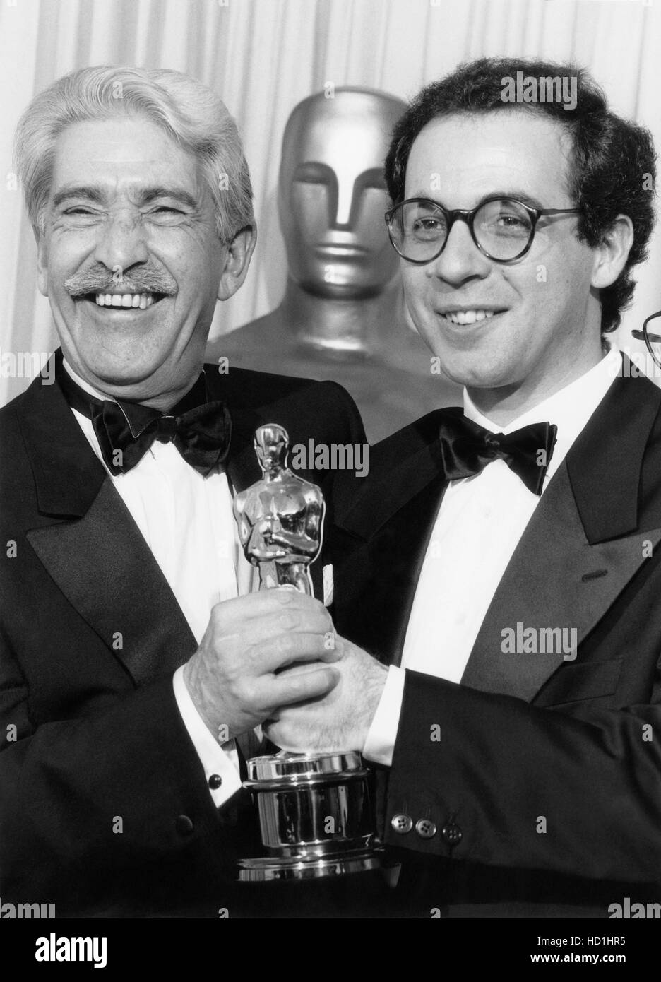 From left: producer Franco Cristaldi, director Giuseppe Tornatore with ...