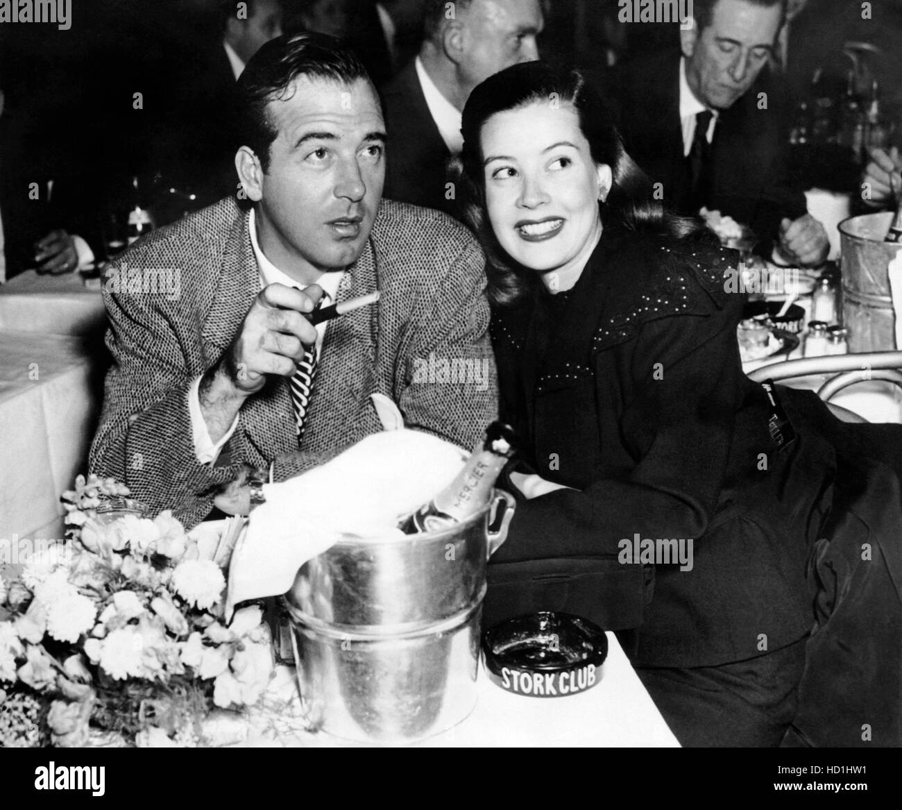 John Payne, Gloria DeHaven, at the Stork Club, January 9, 1946 (in ...