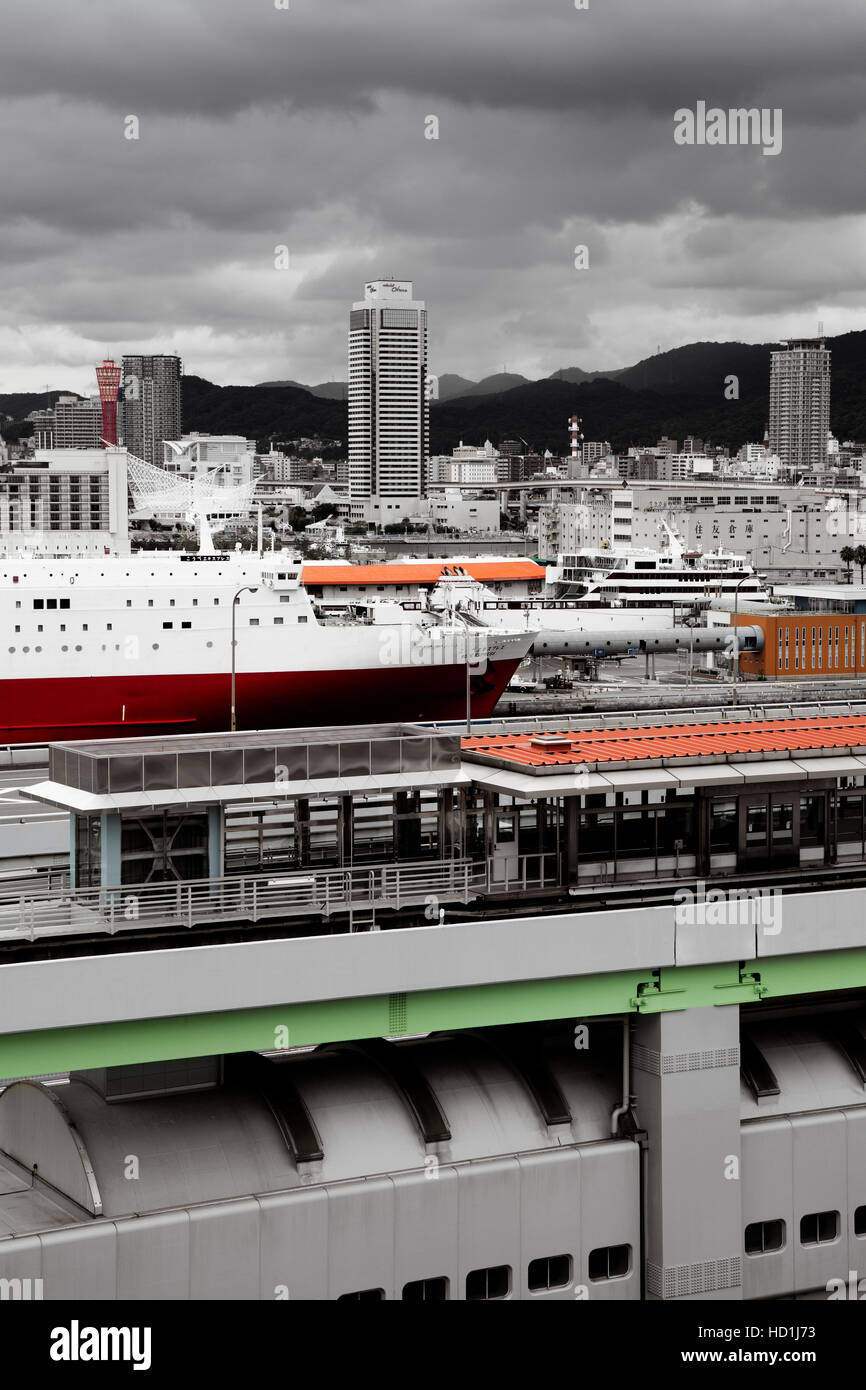 Ferry, Kobe City, Honshu Island, Japan, Asia Stock Photo - Alamy