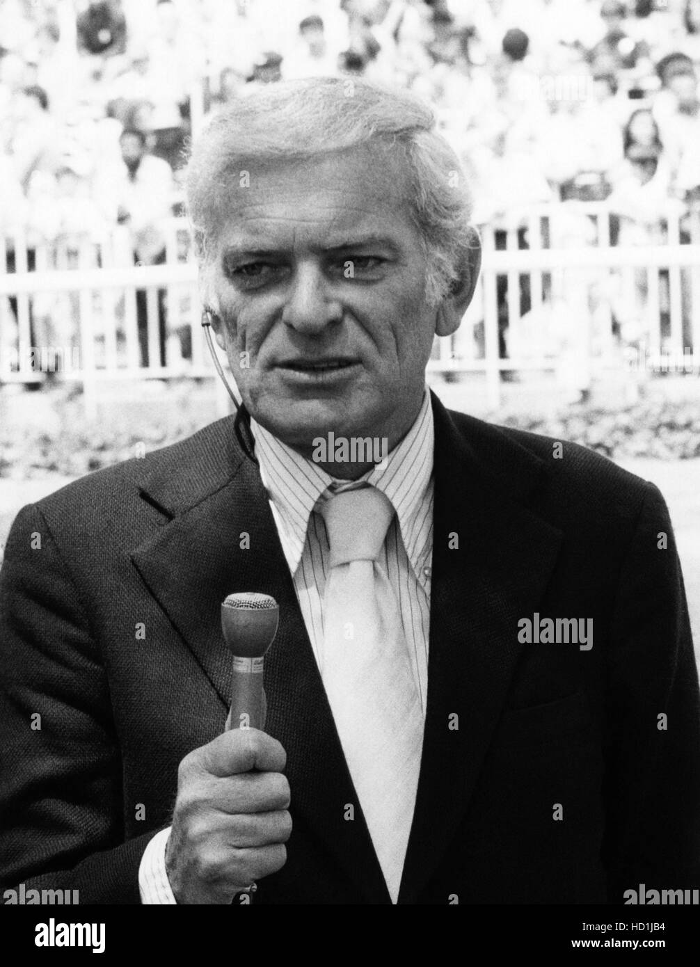 Jack Whitaker hosting the Hambletonian Stake, 1975 Stock Photo - Alamy