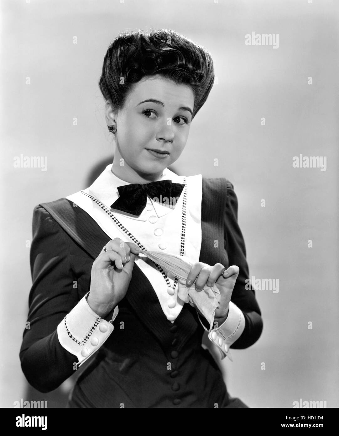 Jane Withers In Portrait For Dixie Dugan 1943 Before She Was Replaced By Lois Andrews Stock