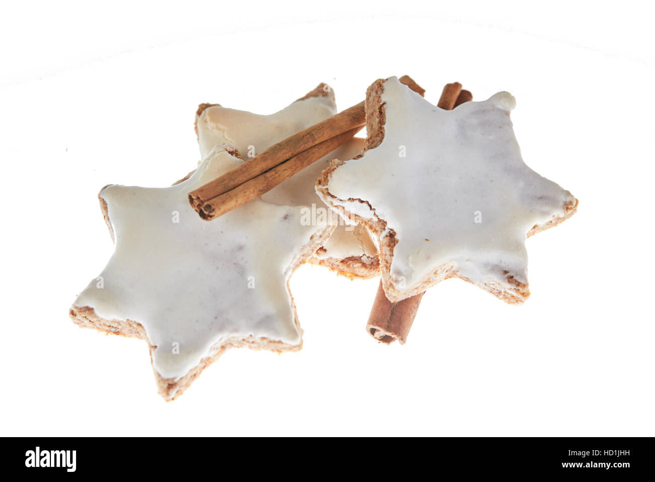 Festive christmas stars gingerbread Cut Out Stock Images & Pictures - Alamy