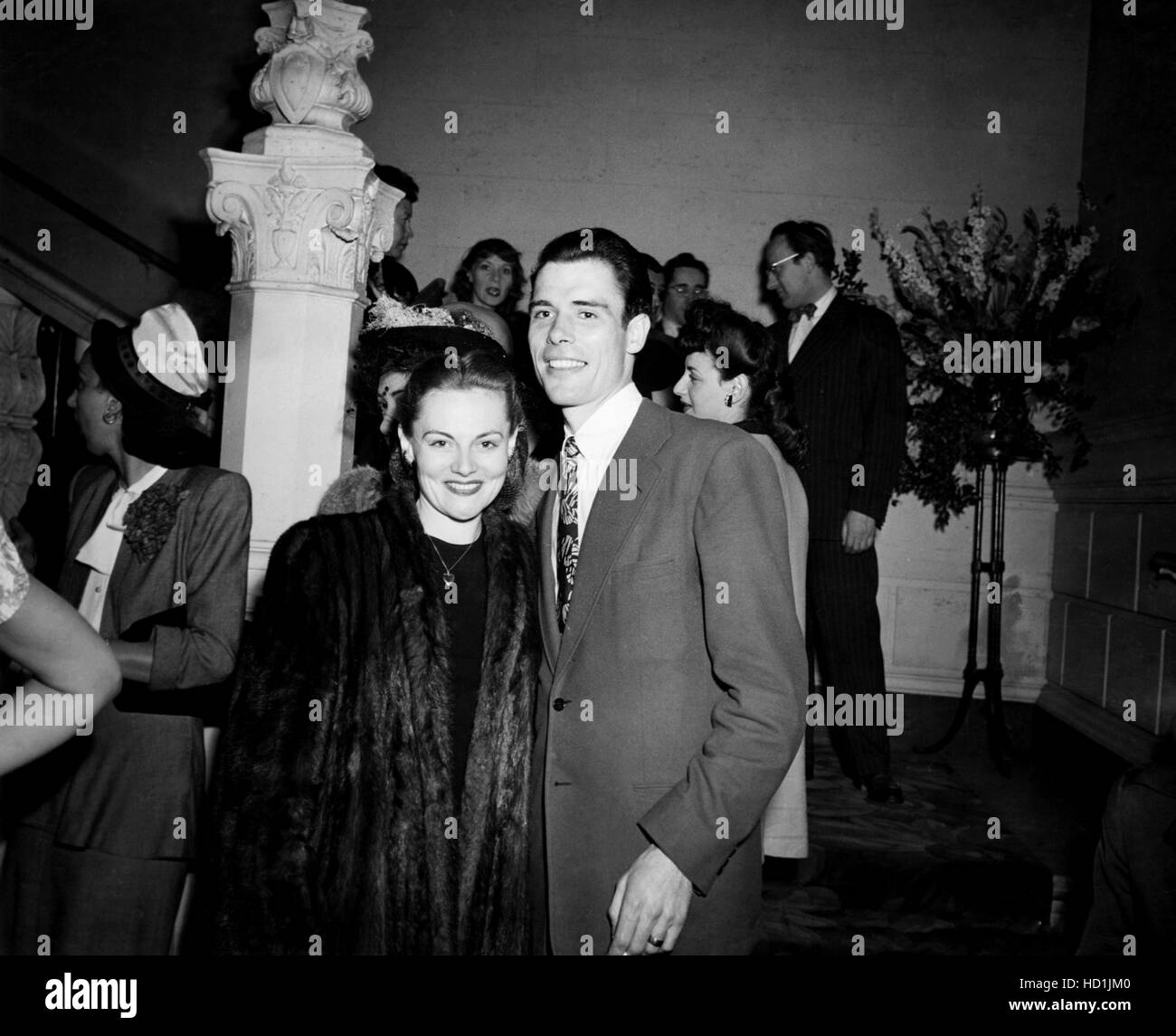 From left, Jeanne Cagney, Kim Spaulding, at a cocktail party at trhe ...