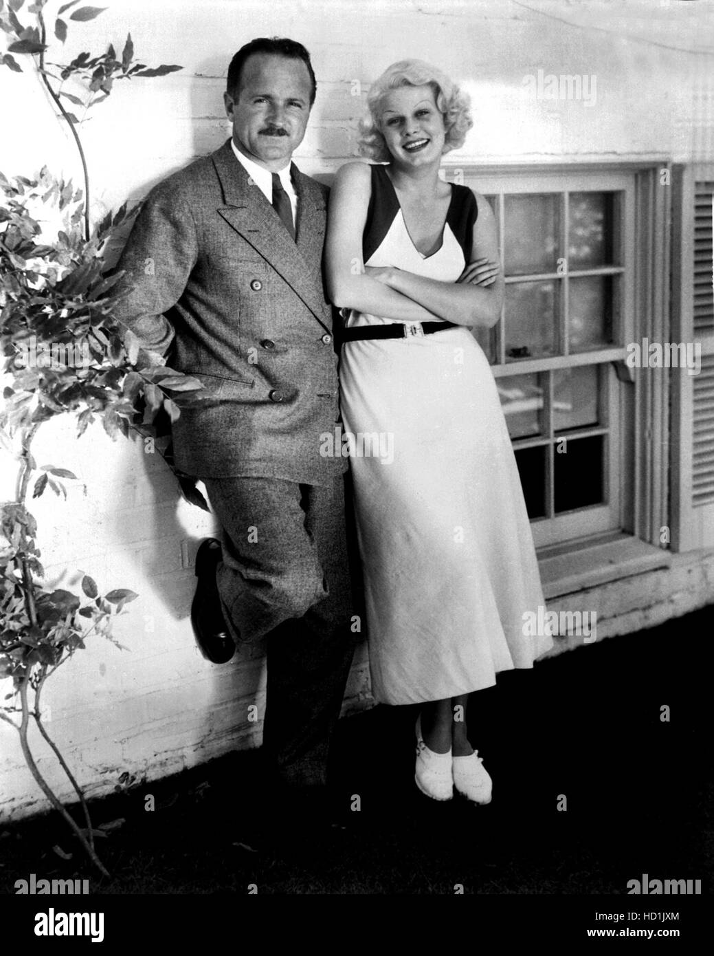 Newlyweds Harold Rosson, Jean Harlow, 1933 Stock Photo - Alamy