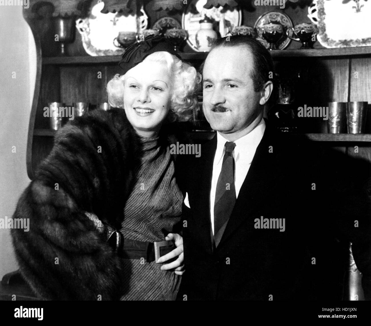 Jean Harlow, with third husband Harold Rosson, 1933 Stock Photo - Alamy