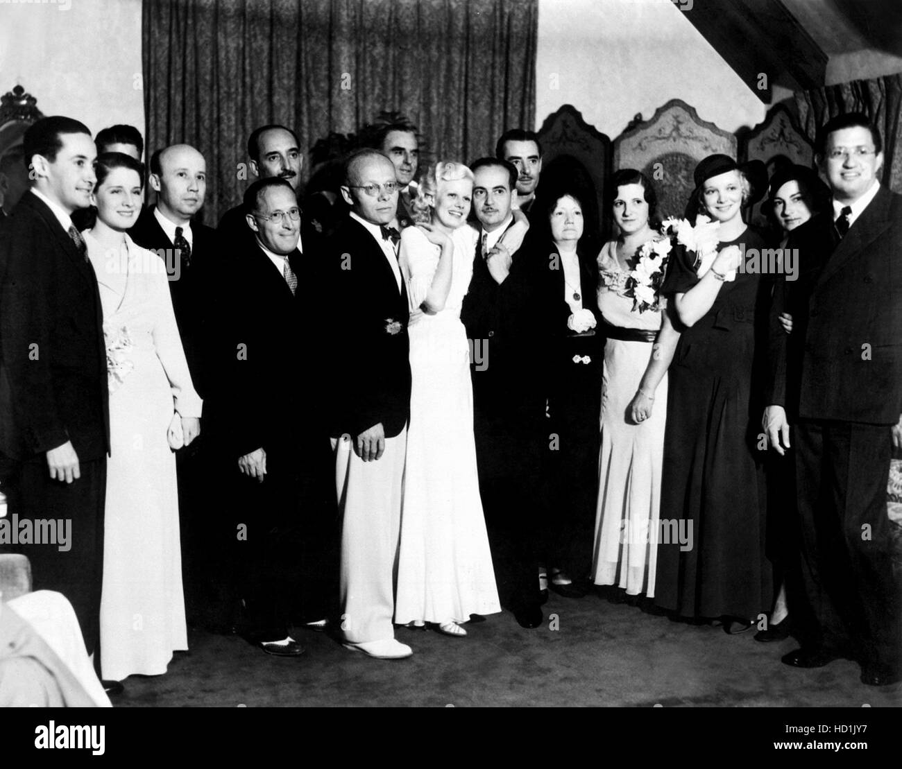 Jean Harlow and Paul Bern wedding - Irving Thalberg, Norma Shearer ...