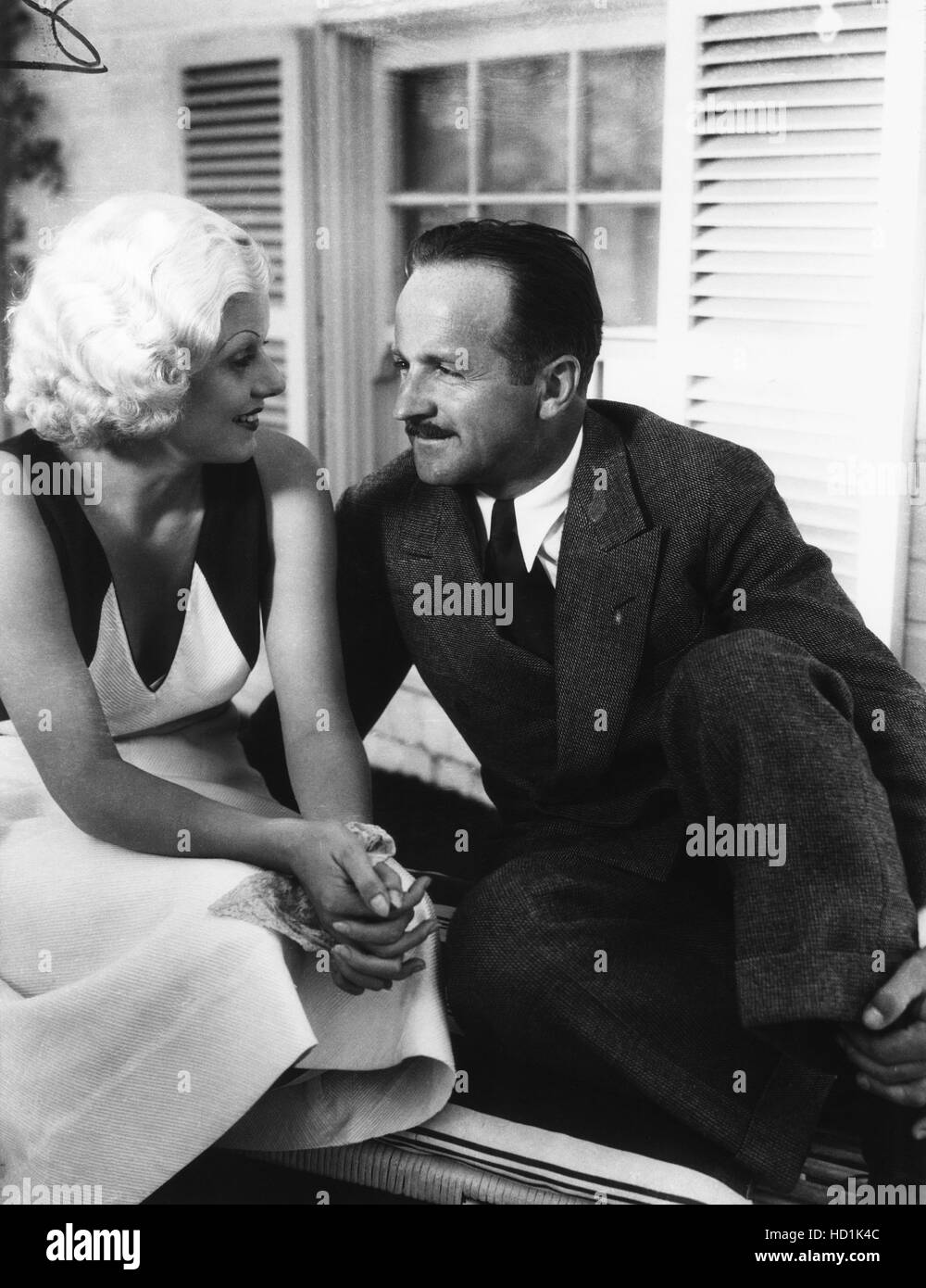 From left, Jean Harlow, with her third husband, cinematographer Harold ...