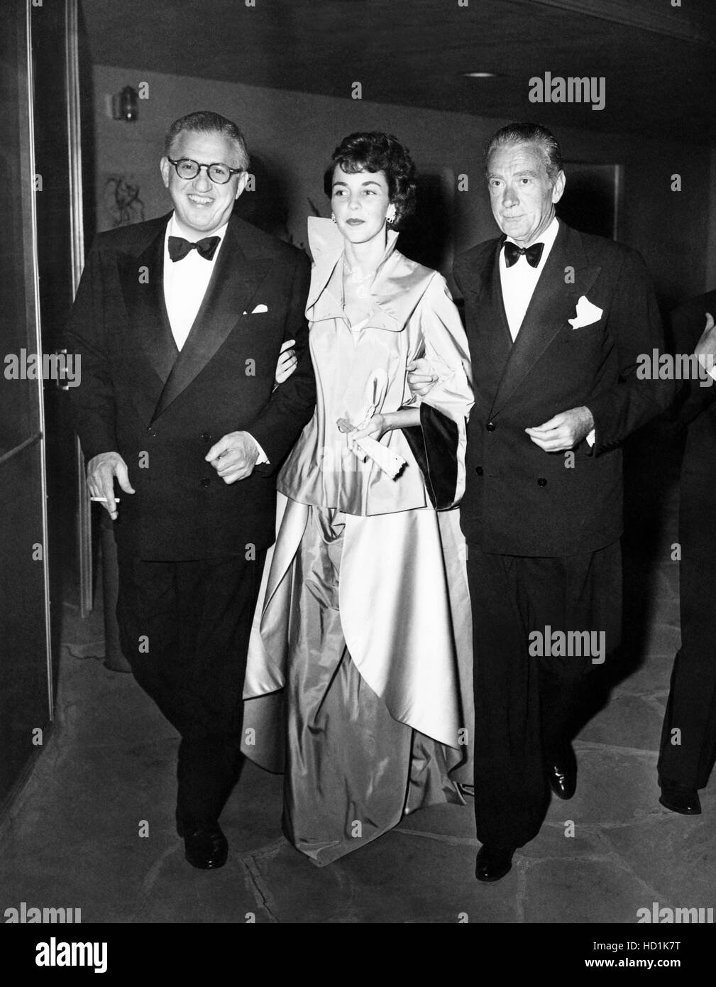 Producer David O. Selznick, left, with his second wife, actress ...