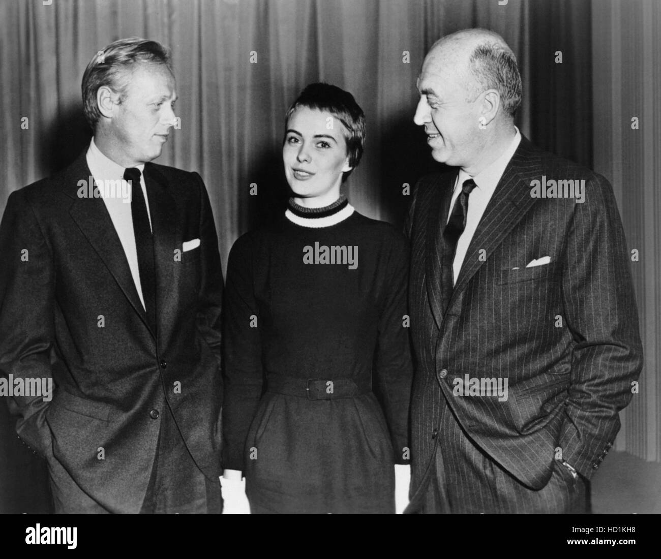 From left, costars Richard Widmark, Jean Seberg, director Otto ...