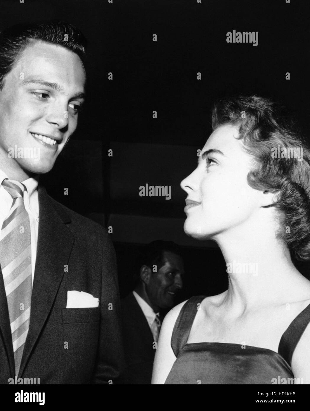 From left, Gilbert Garner, Jean Seberg, ca. 1957 Stock Photo - Alamy