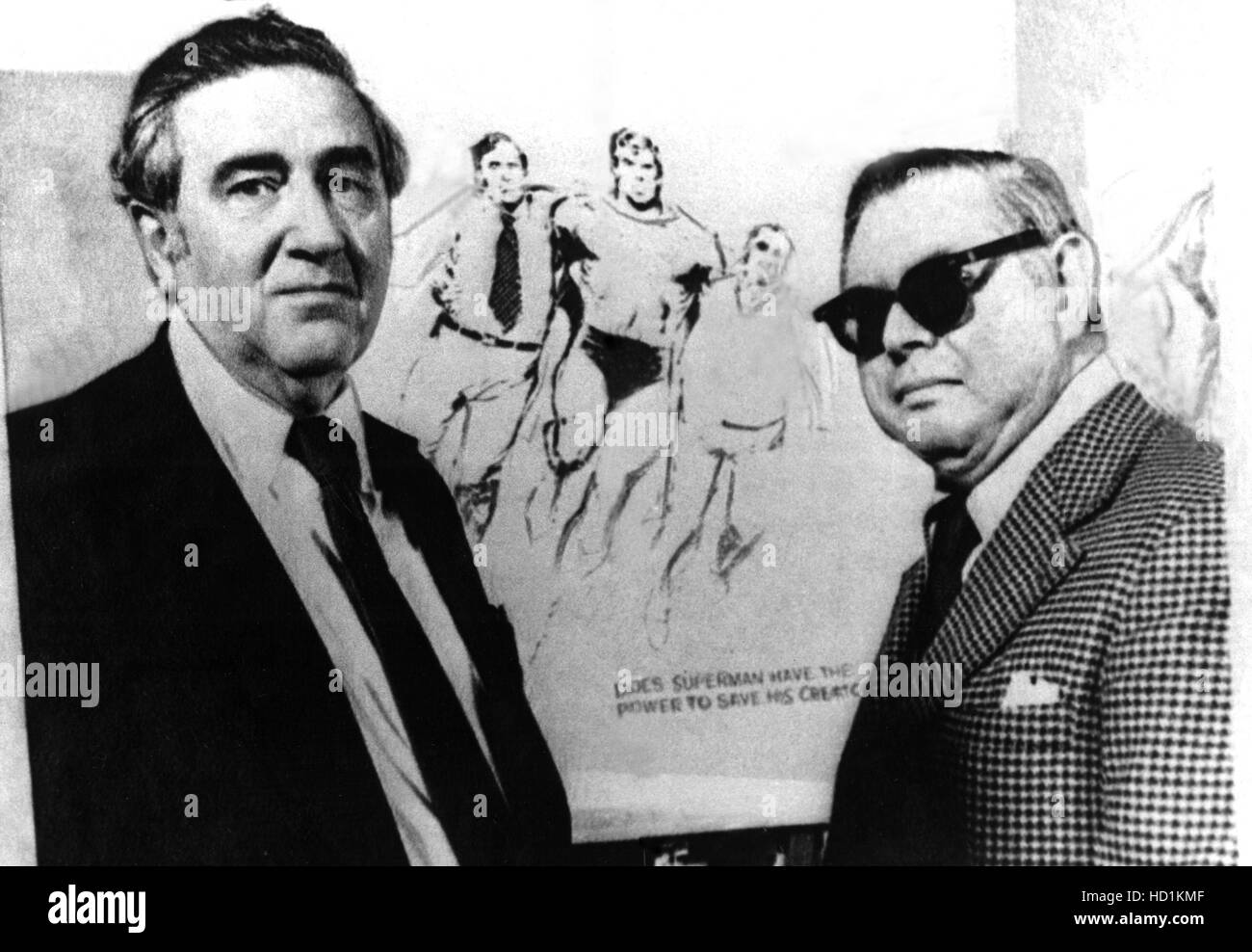 JERRY SIEGEL, with Joe Shuster, c. 1975 Stock Photo - Alamy