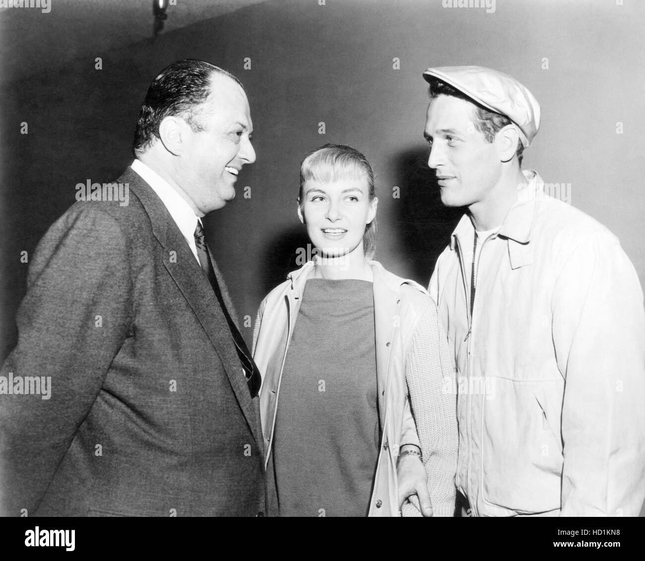 Jerry Wald, Joanne Woodward, Paul Newman, 1958 Stock Photo - Alamy
