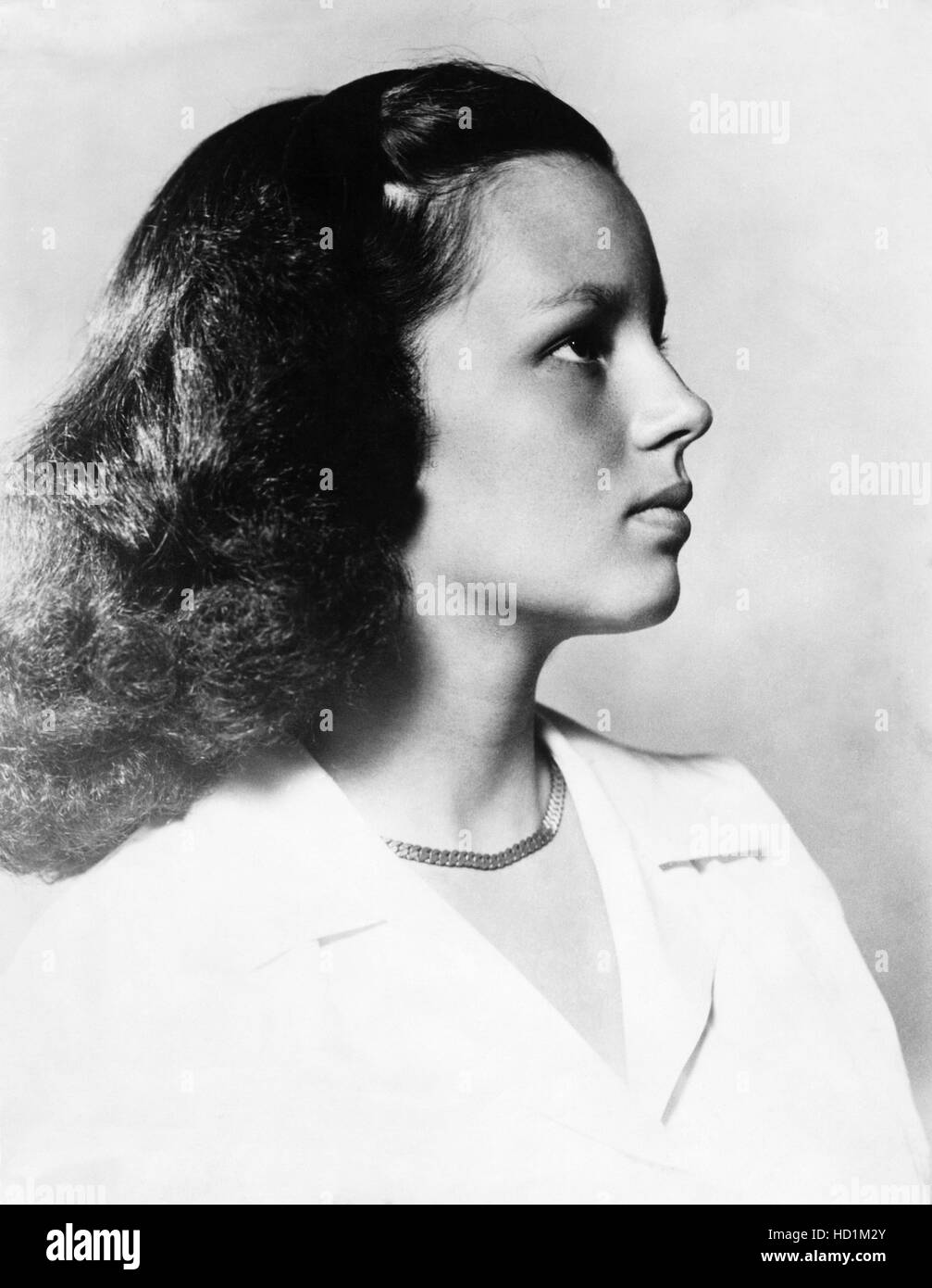 Joan Evans, age 13, 1947 Stock Photo - Alamy