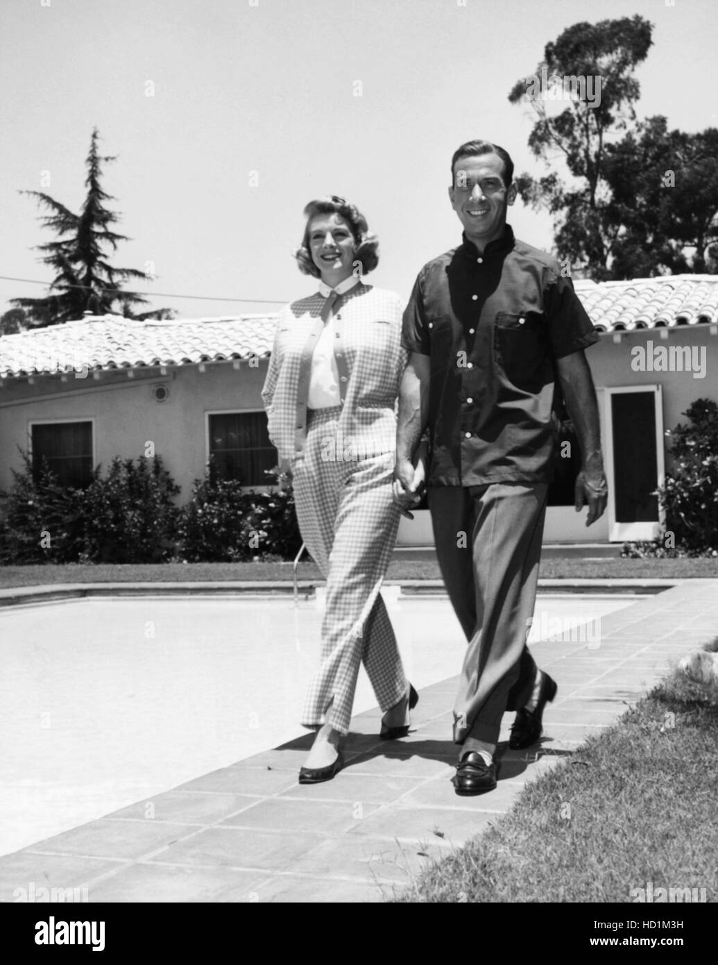 From left, spouses Rosemary Clooney, Jose Ferrer, outside their Beverly ...