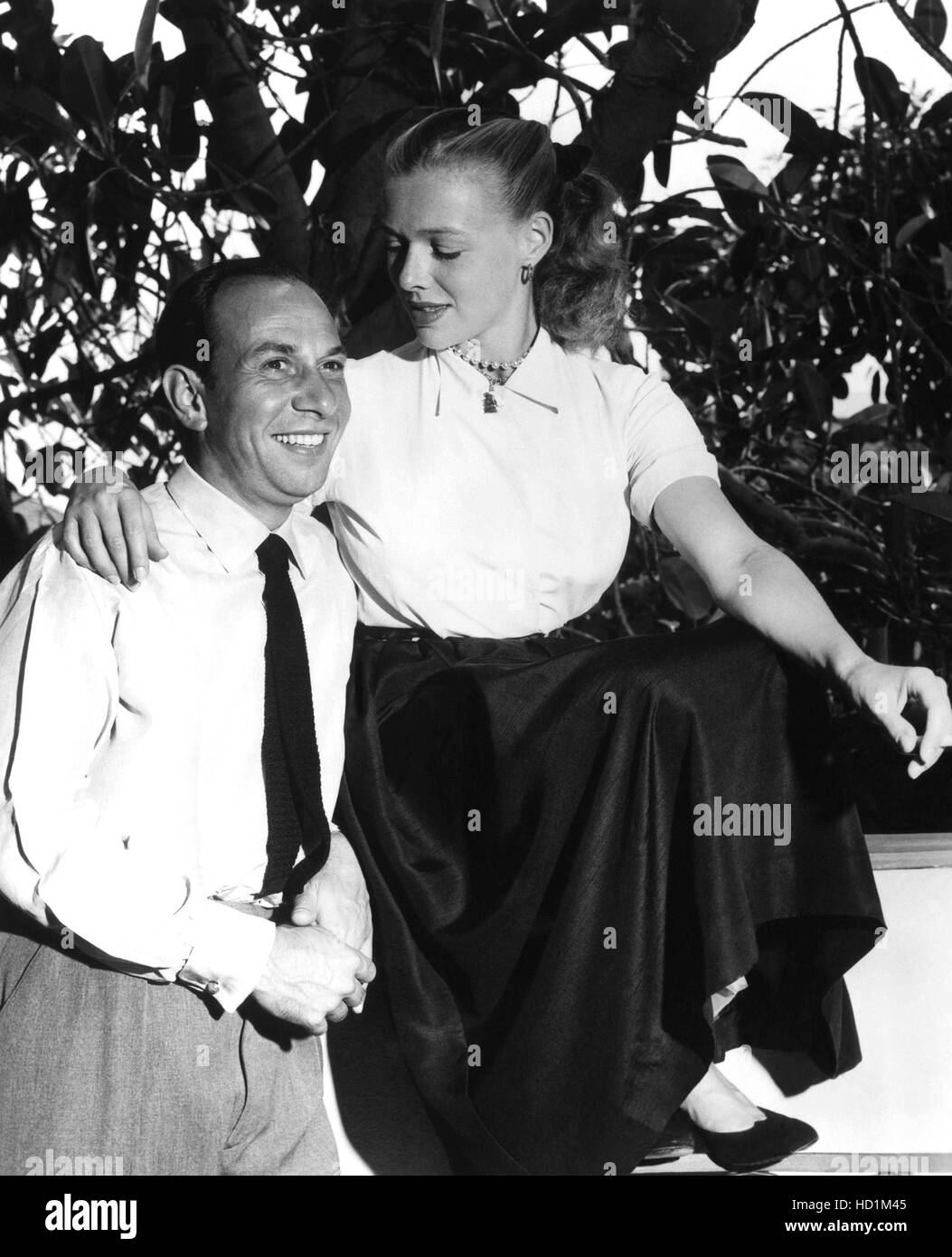 Jose Ferrer and his second wife (1948-1953), Phyllis Hill Stock Photo ...