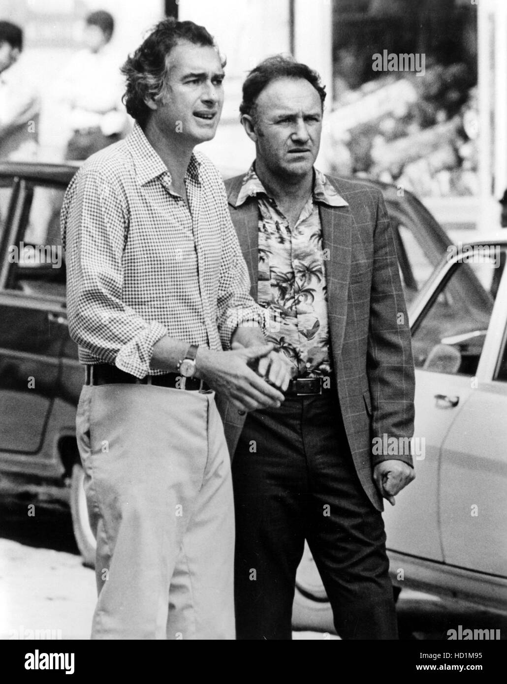 Director John Frankenheimer and Gene Hackman while filming THE FRENCH ...