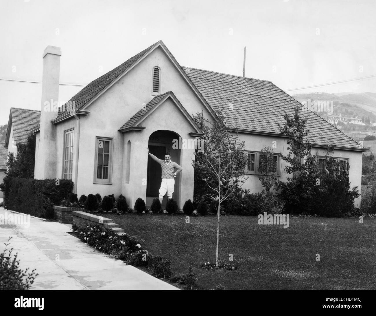 John Gilbert, at home, 1924 Stock Photo - Alamy