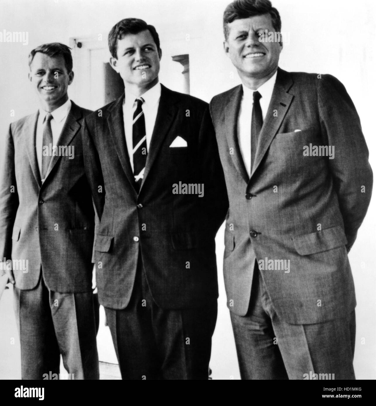 Robert Kennedy, Edward Kennedy, John Kennedy, ca. 1960 Stock Photo - Alamy