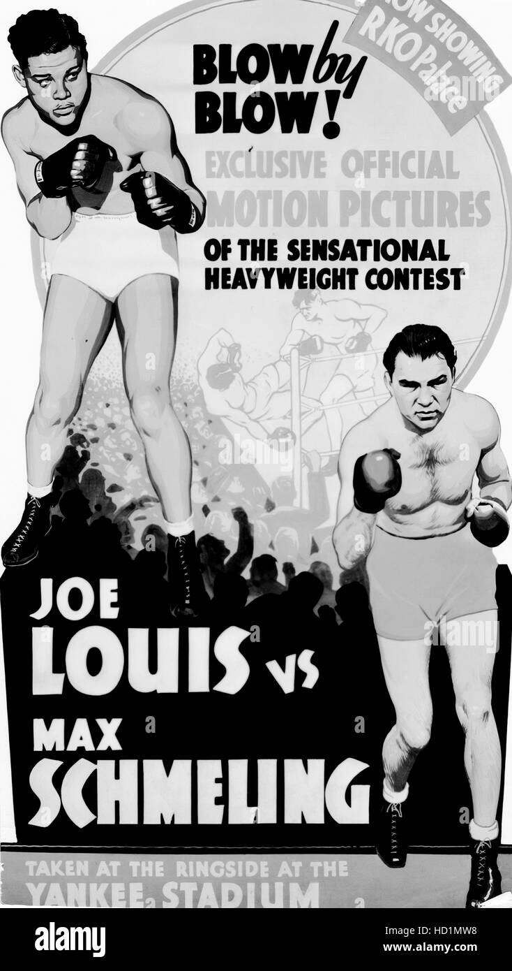 Poster advertising the showing of the official films of one of the Joe ...
