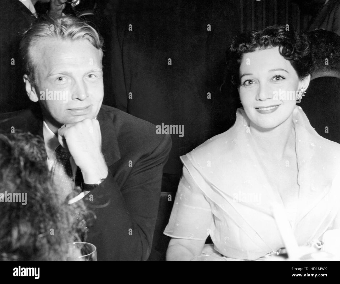 From left: John Lund with his wife Marie Lund, at Ciro's in Hollywood ...