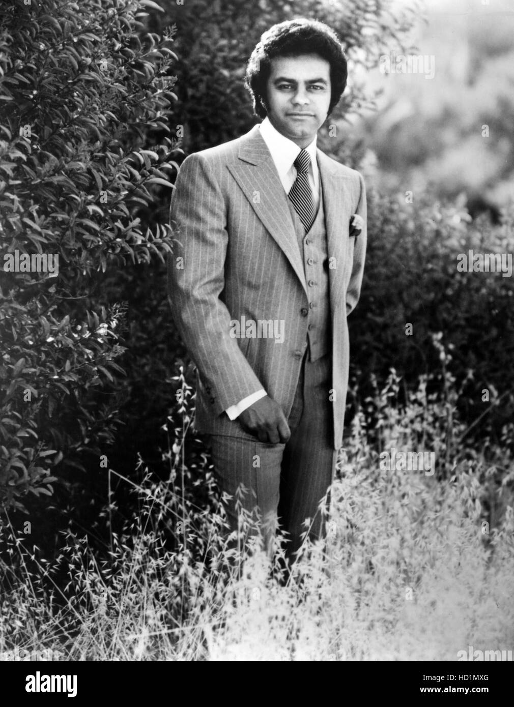Johnny Mathis, 1970s. Courtesy: Everett Collection Stock Photo - Alamy