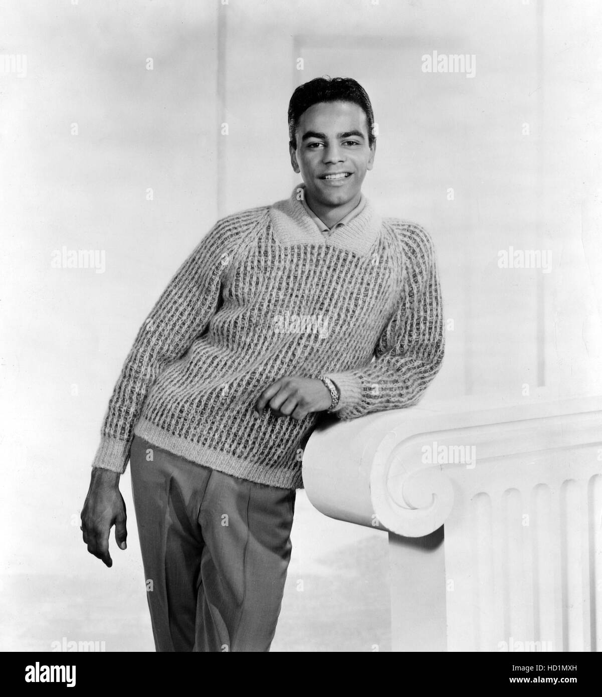 Johnny Mathis, 1962. Courtesy: Everett Collection Stock Photo - Alamy
