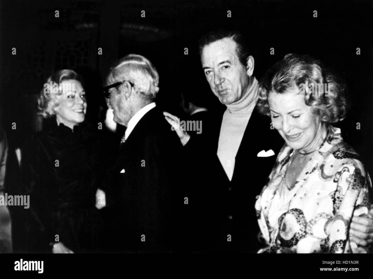 From left, Alice Faye, William Wellman, John Payne, Alexandra Payne ...