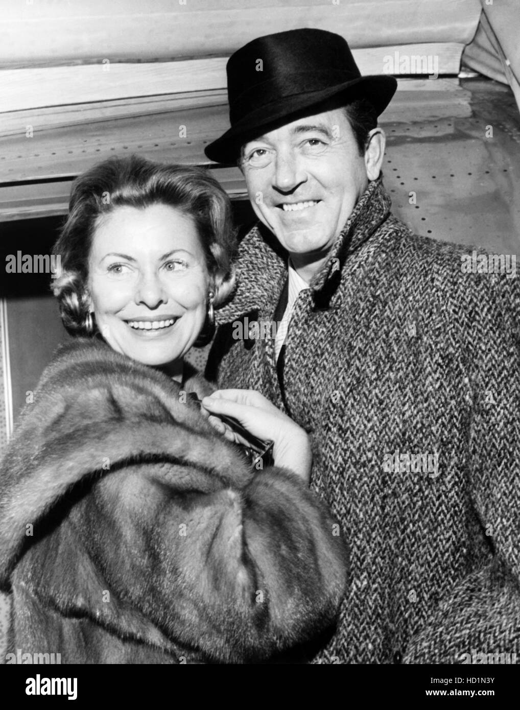 John Payne, right, and his third wife, Alexandra Payne, en route to Los ...