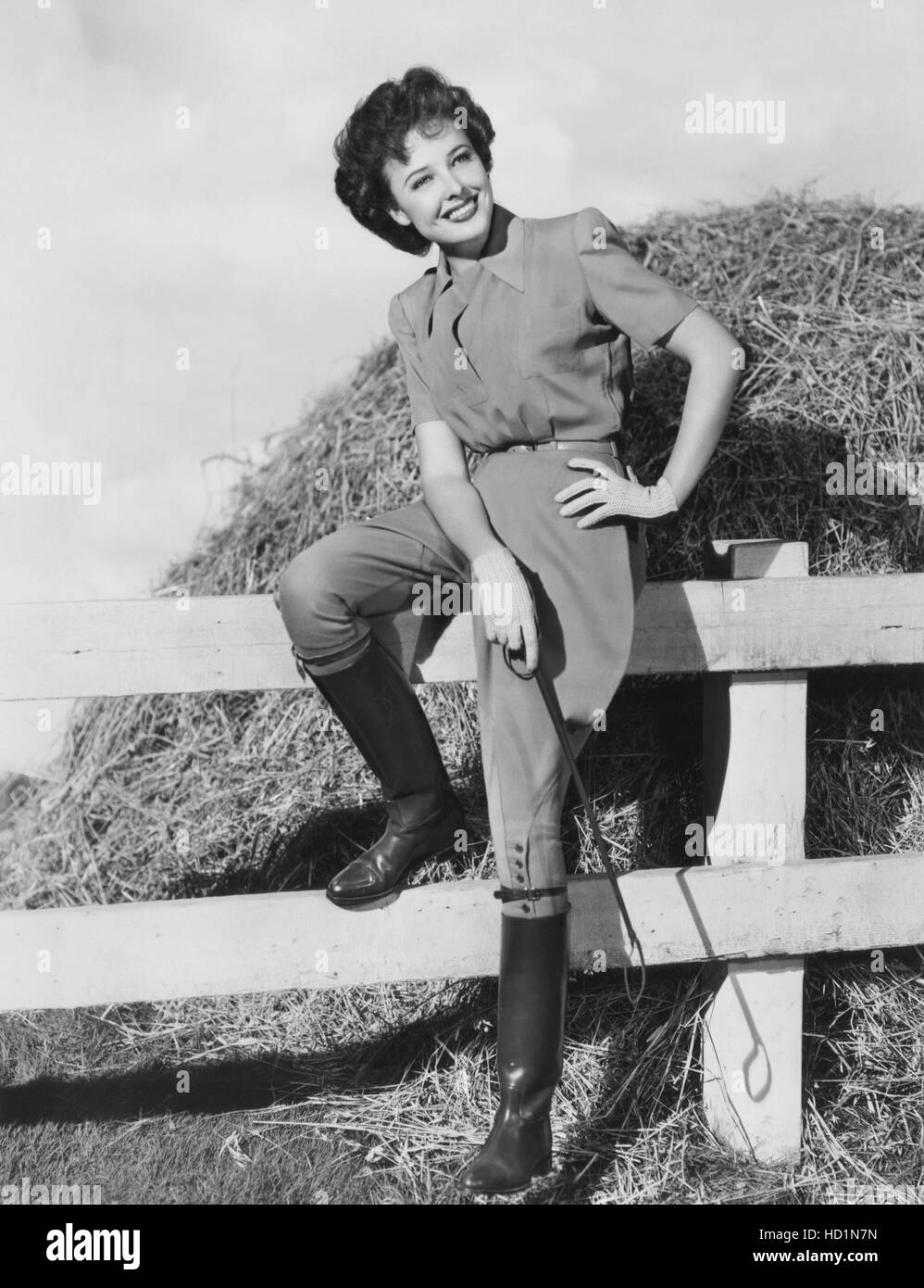 Laraine Day, 1945 Stock Photo - Alamy
