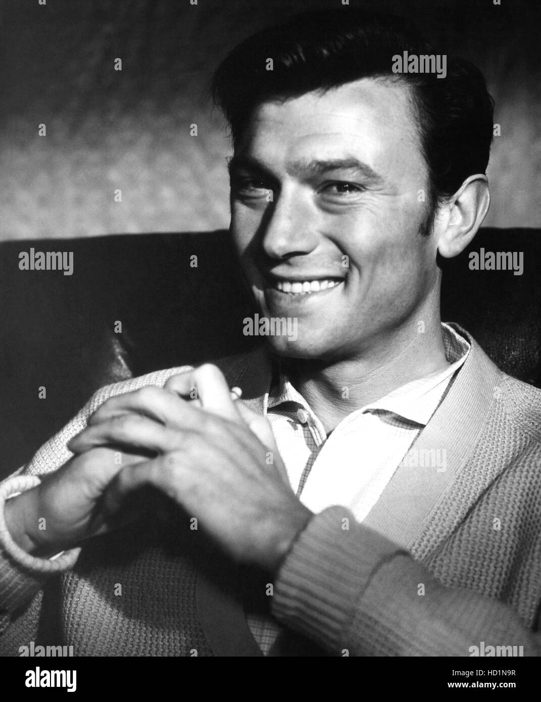 Laurence Harvey, 1964 Stock Photo - Alamy
