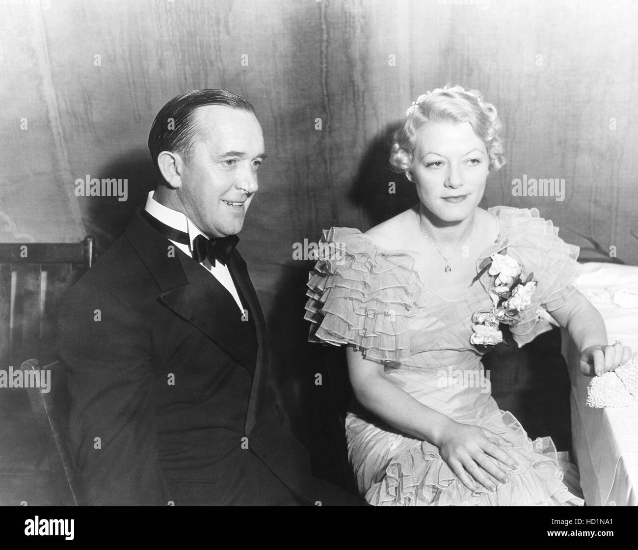 From left: Stan Laurel and wife Virginia Ruth Rogers, 1934 Stock Photo ...