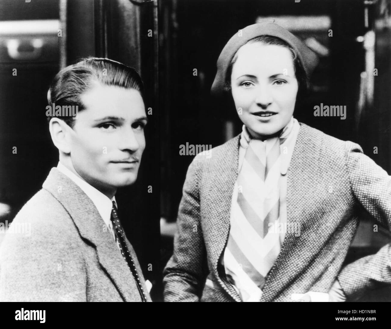 From left: Laurence Olivier, Jill Esmond, 1930s Stock Photo - Alamy