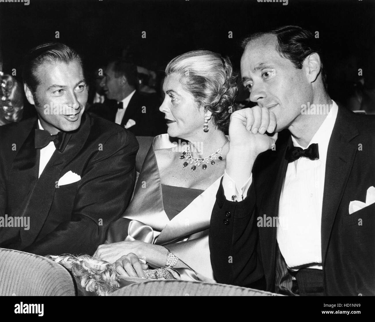 From left, Lex Barker, Veronica Cooper, Mel Ferrer, at a Hollywood ...