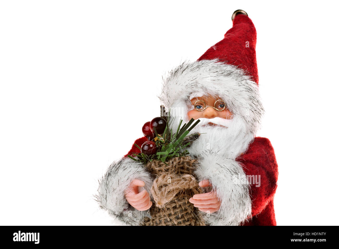 Santa Claus isolated on white background Stock Photo - Alamy