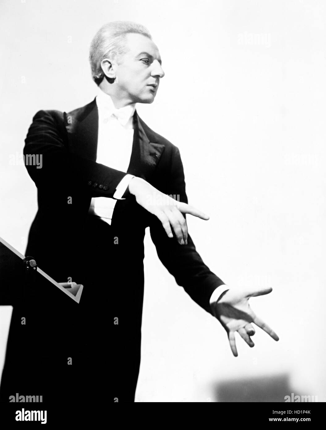 Leopold Stokowski, portrait ca. 1930s as seen in the film 'The Big ...